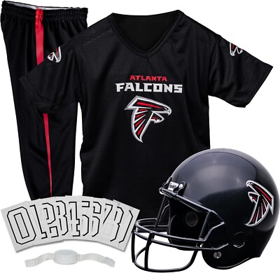 Franklin Sports NFL Kids Youth Size Small football Uniform Set Atlanta ...
