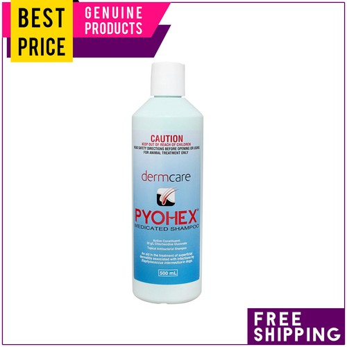 Pyohex for Dogs 500 mL Skin Care Medicated Shampoo Free Shipping | eBay ...