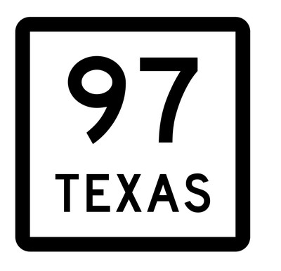Texas State Highway 97 Sticker Decal R2398 Highway Sign | eBay