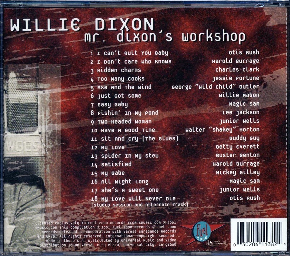 CD Willie Dixon - Mr. Dixon's Workshop | eBay
