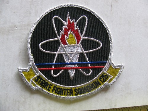 USN US NAVY STRIKE FIGHTER SQUADRON 125 Military Patch 4” Sew On Rare ...