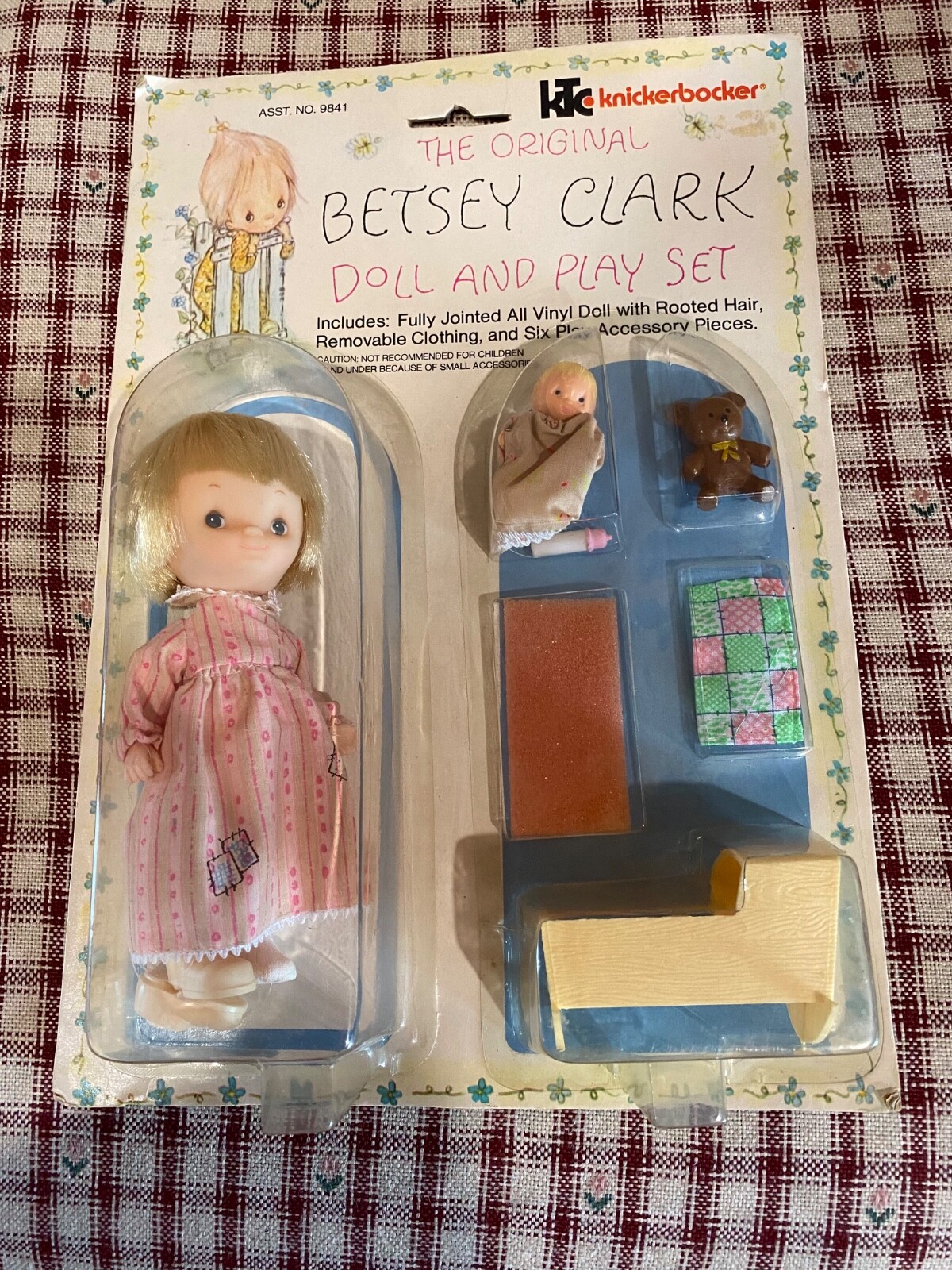 Vintage 1970's Original Betsy Clark doll play set - Knickerbocker ...