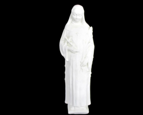 Large Statue Plaster Saint Amandine Amandina De Schakkebroek Martyr ...