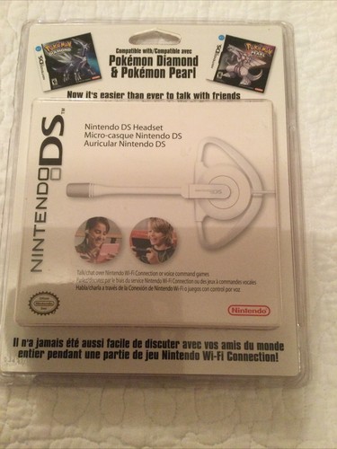 Nintendo DS Headset Blister Pack Pokémon Diamond Pearl Compatible ...