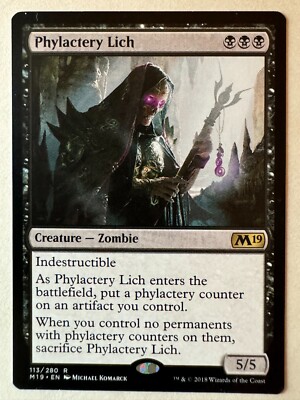 Phylactery Lich 113 Magic 2019 MTG NM | eBay