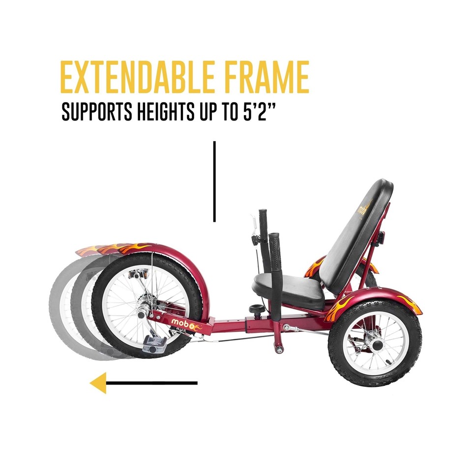 Mobo Triton Pedal Go Kart Trike. Kids 3-Wheel Bike. Youth Cruiser ...