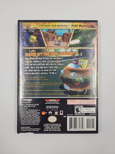 The SpongeBob SquarePants Movie Nintendo GameCube Complete CIB | eBay
