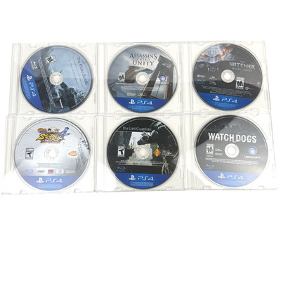 PS4 Lot Of 6 Games Sony PlayStation 4 Discs Only Watchdogs Witcher ...