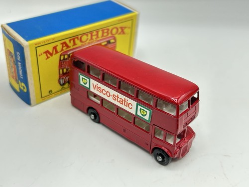 Matchbox Lesney 5D London Bus In Original Box BPW - Visco Static | eBay