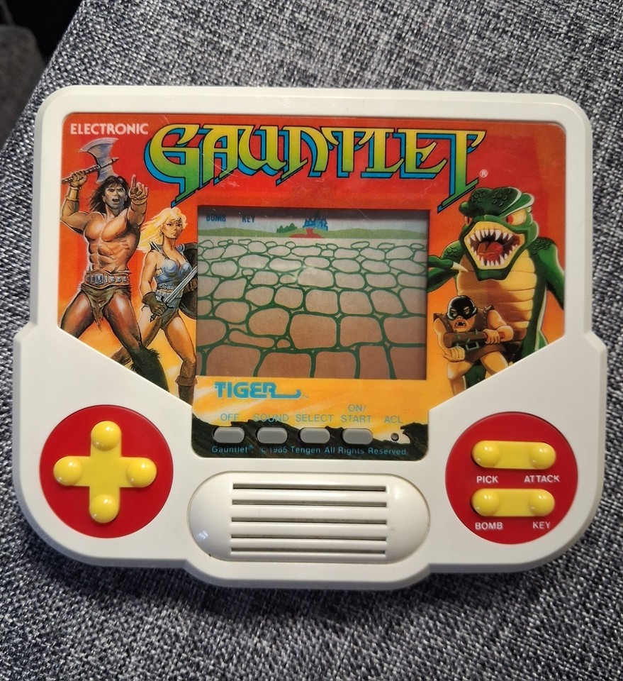 Tiger Electronics Gauntlet 1988 and Tiger Electronics Batman 1988 ...