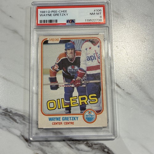 1981-82 OPC O-Pee Chee Hockey WAYNE GRETZKY #106 PSA 8 | eBay