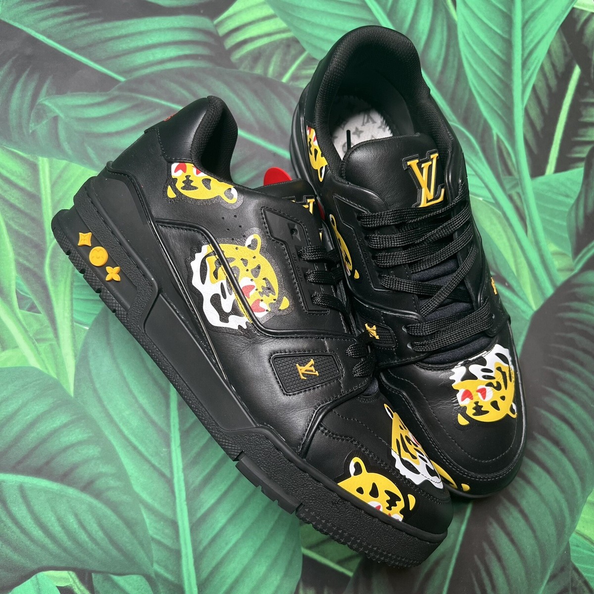 Louis Vuitton Trainer Nigo Tiger Sz- 8.5LV 9.5 Mens | eBay Louis Vuitton Trainer Nigo Tiger Sz- 8.5LV 9.5 Mens | eBay
