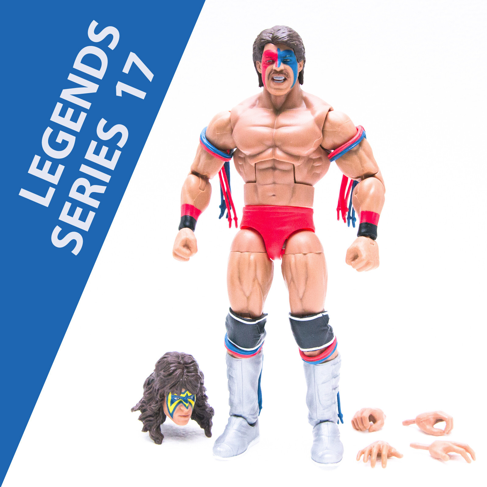 2022 Mattel WWE Elite Legends 17 ULTIMATE WARRIOR / DINGO WARRIOR ...