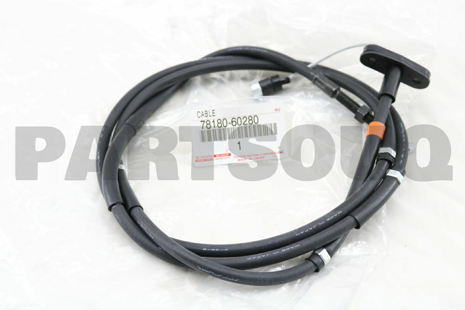 7818060280 Genuine Toyota CABLE ASSY, ACCELERATOR CONTROL 78180-60280 ...