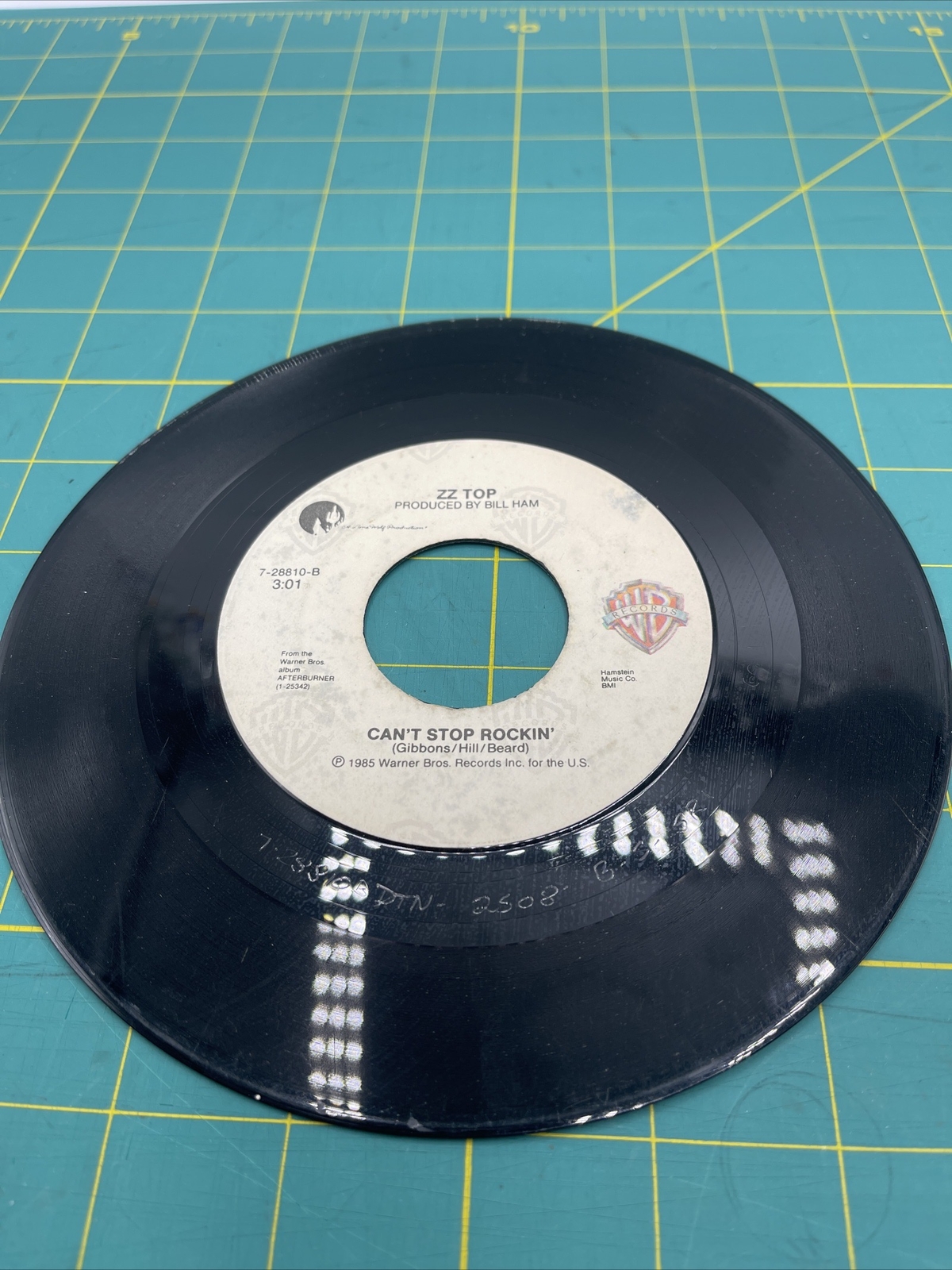 ZZ Top – Stages / Can't Stop Rockin' 1986 Warner Bros. 7-28810 7 ...