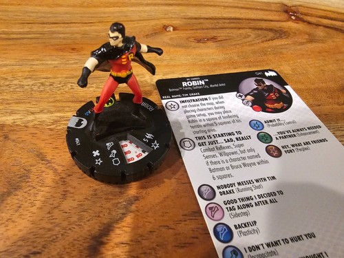 SK01 DC Heroclix Robin 041 Rare With Card Batman the Animated Series ...