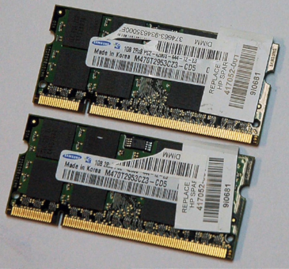 NEW HP Pavilion dv9000 Laptop 2GB DDR2 RAM 434742-001 SODIMM Compaq ...