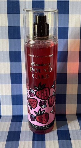 Bath & Body Works STRAWBERRY POUND CAKE Mist Fragrance Body Mist Spring ...
