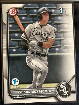 2022 Bowman 1st Edition Colson Montgomery Stamp 1st #BPPF-71 Chicago ...