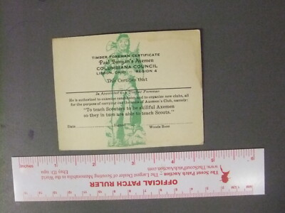 Boy Scout Columbiana Council Totin Chip Card 3035HH | eBay