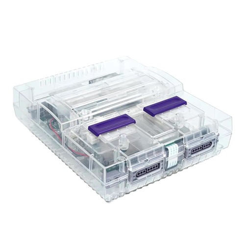 Super Nintendo SNES Console Replacement Shell Translucent - Transparent ...