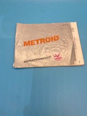 Metroid NES Instruction Manual Only | eBay