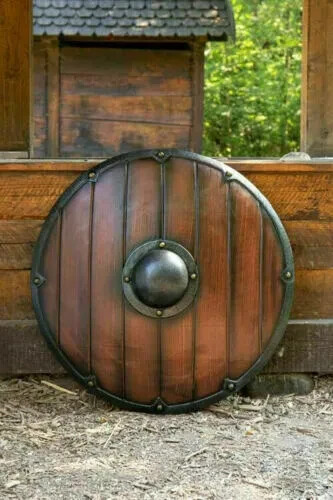 Fully Functional Battle Round Shield Medieval Viking Armour Shield ...