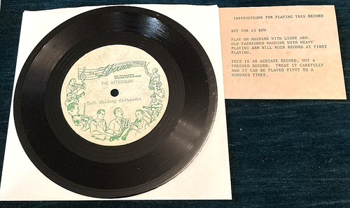 Ruth Whitney Ostrander: The Afterglow one sided Acetate 45 unknown pop ...