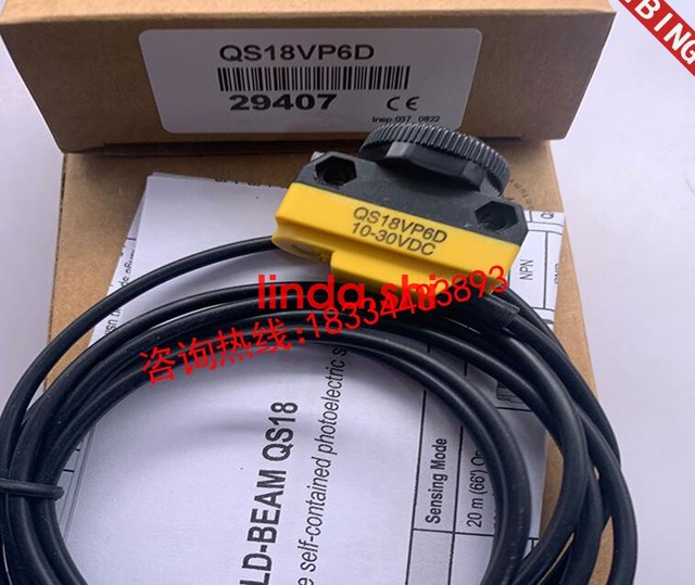 61654 Banner Photoelectric Sensor Switch QS18VP6D for sale online | eBay