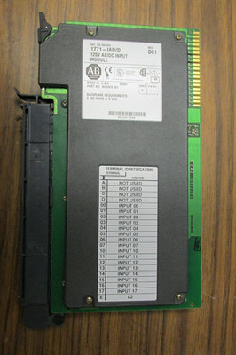 Allen Bradley Input Module 1771-IAD/D 120V AC/DC REV. D01,.. UK-01B | eBay