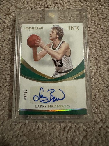 Larry Bird - 2018 Panini Immaculate Ink Gold /10 | eBay