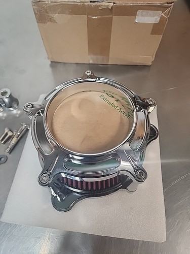 CNC Aluminum Air Cleaner Intake Filter & Rain Sock For Harley M8 ...