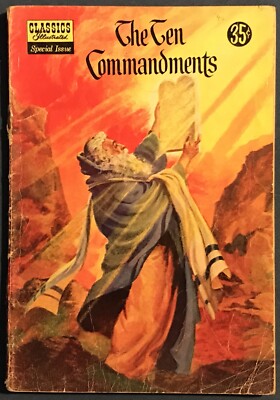 Classics Illustrated Special Issue #135A Dec 1956 The Ten Commandments ...