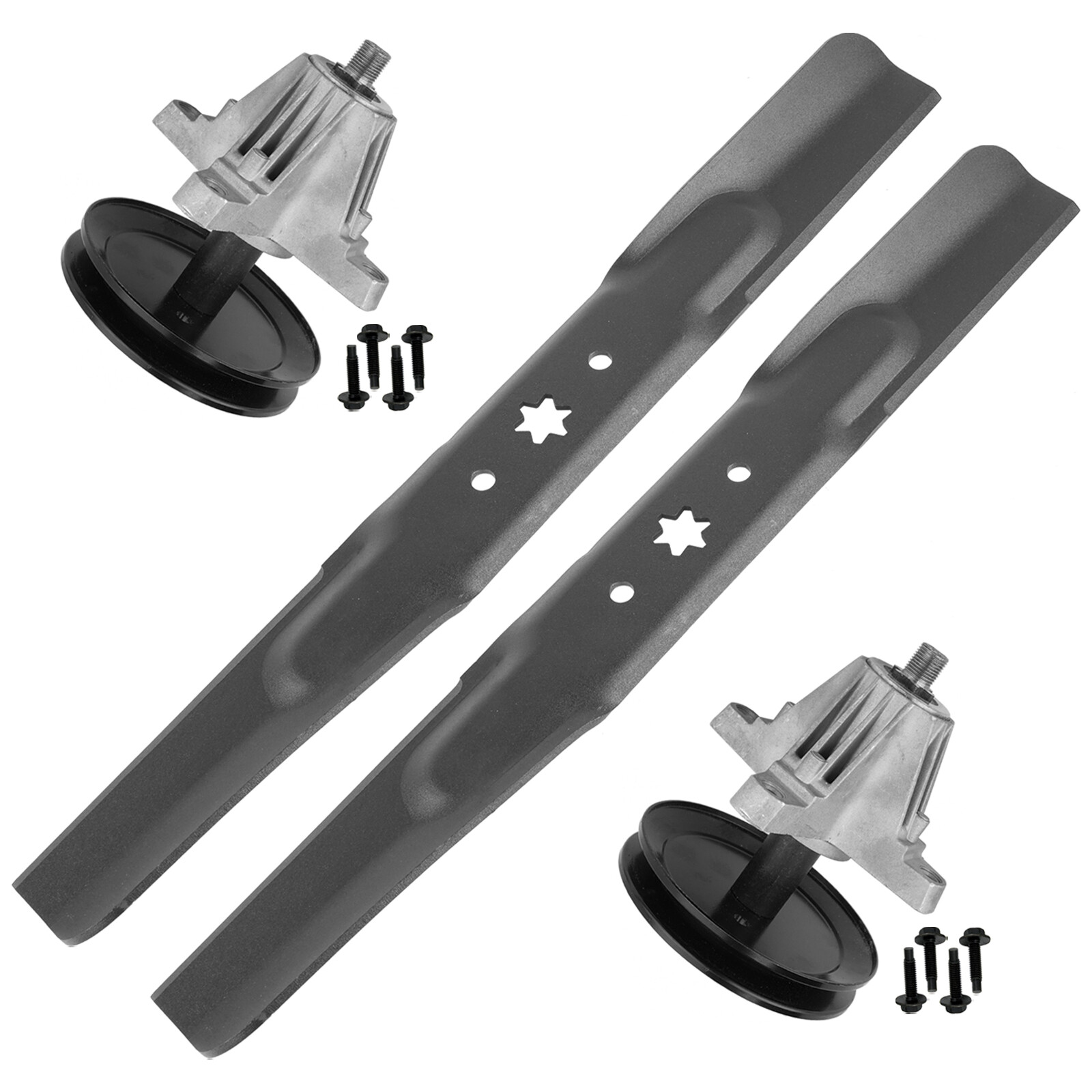 Spindle w/Blade For Troy-Bilt 13AM77BS023 13AM77BS066 13AM77BS223 Pony ...