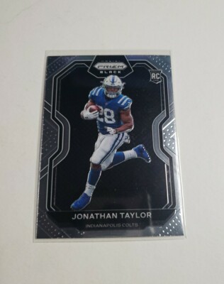 2020 Chronicles Prizm Black Football #PB-7 Jonathan Taylor Base RC ...