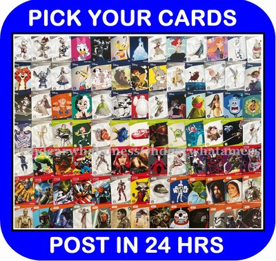 WOOLWORTHS WONDERS Disney 100 Collector Cards - PICK N CHOOSE YOUR CARD ...