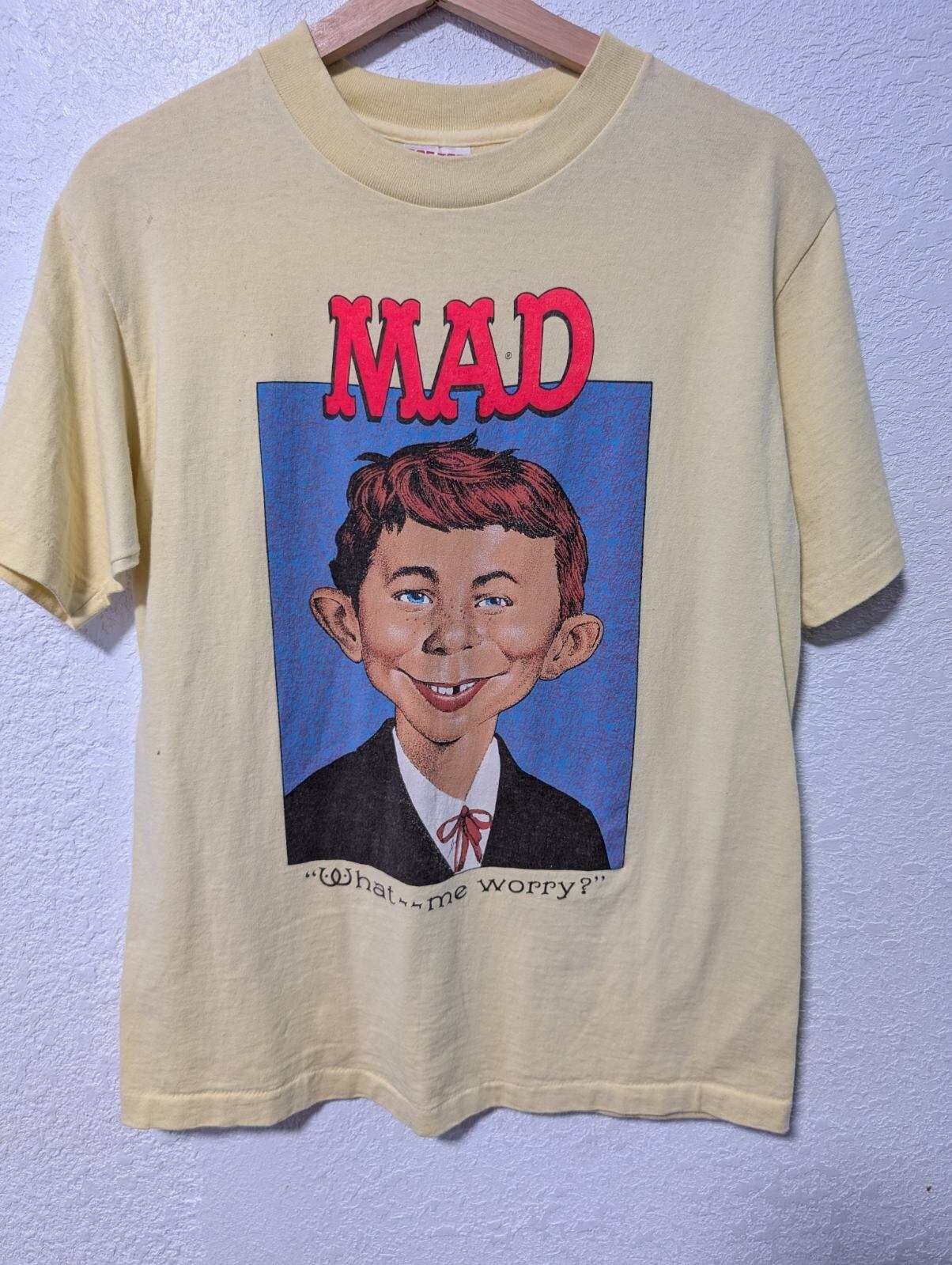 Vintage Mad TV Magazine Alfred E Newman Men M - Gem