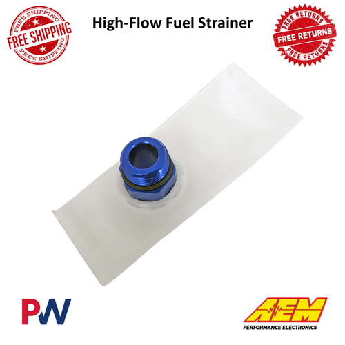 AEM | -10 Inlet Port Filter For Inline Hi Flow Fuel Pump Universal ...