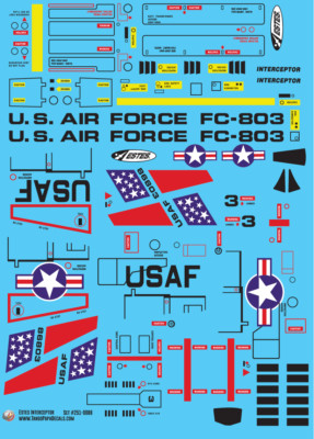 Estes Interceptor Rocket Decals | eBay