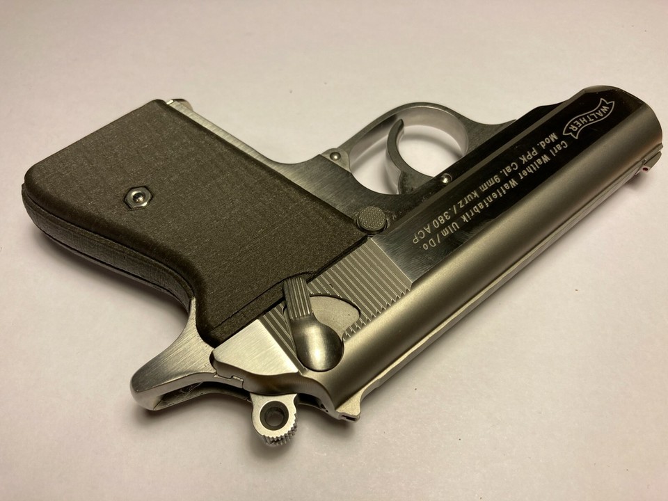 Walther PPK Grips 3D Printed!! Real Wood infused Ebony/Charcoal | eBay