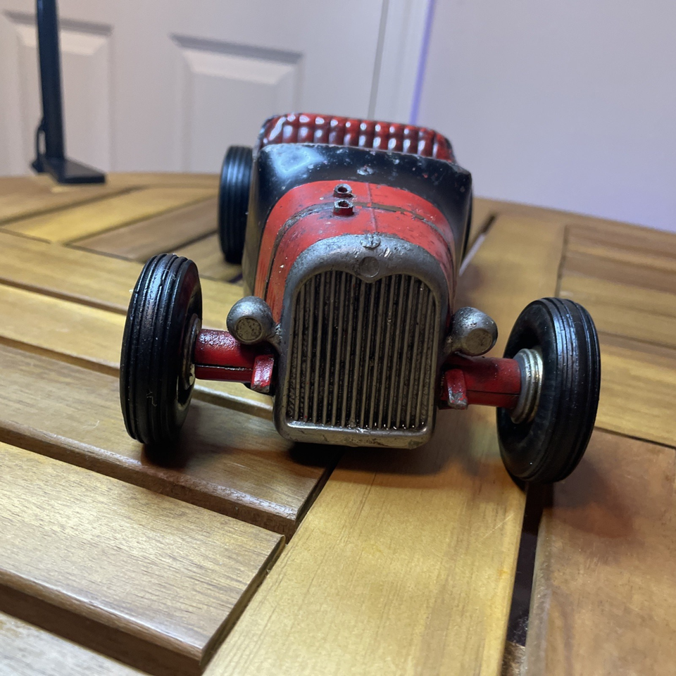 Vtg Orig. Ford Roadster All American Prod Co Hot Rod Tether Car Black ...