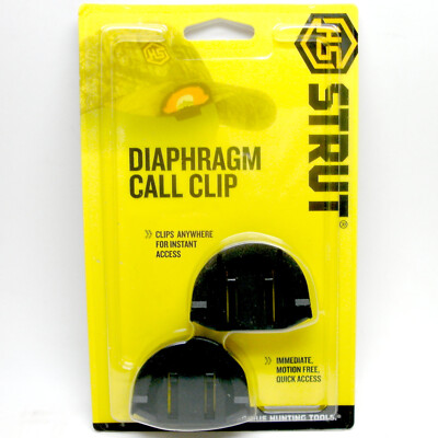1 Pk 2 Clips HS STRUT TURKEY HUNTER DIAPHRAGM CALL CAP HAT HOLDERS ...