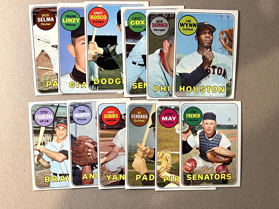 1969 Topps Baseball Card Lot - 70 Cards | eBay
