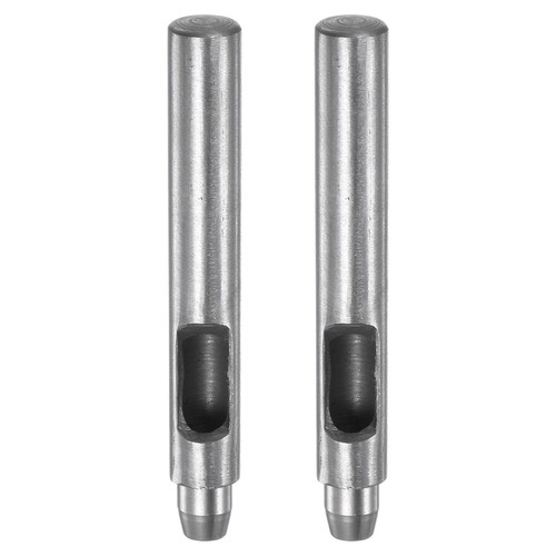 2pcs Leather Hole Punch 8mm Straight Round Punch Snap Rivet Setter ...