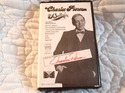 CHARLES PIERCE AT THE BALLROOM NYC LIVE VHS LGBTQ GAY DRAG FEMALE ...