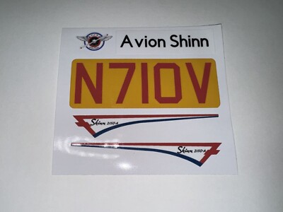 Cox .049 6215 Yellow Avion Shinn Reproduction Sticker Set. | eBay