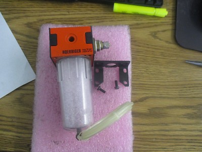 Hoerbiger Model Submicron Air Filter. Max: 16 bar, 1600 kPa. No model