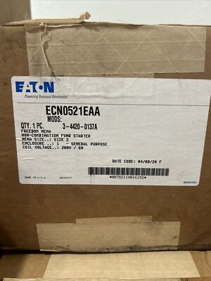 Eaton NSB ECN0521EAA Enclosed Motor Starters Non-Combination Non ...
