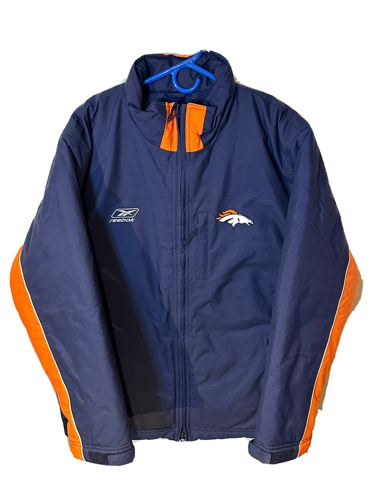 Denver Broncos Authentic Parka Down Filled puffer On Field Reebok vtg ...