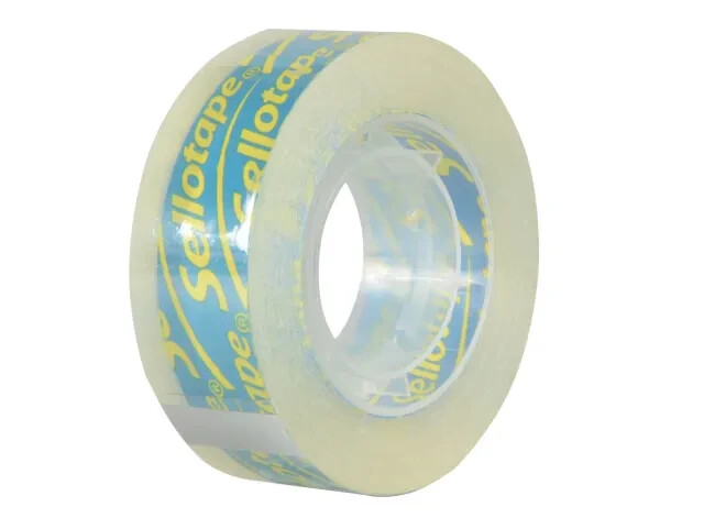 Sellptape SLT1569088 Super Clear Sticky Tape 1 Roll 18mm x 25m | eBay ...